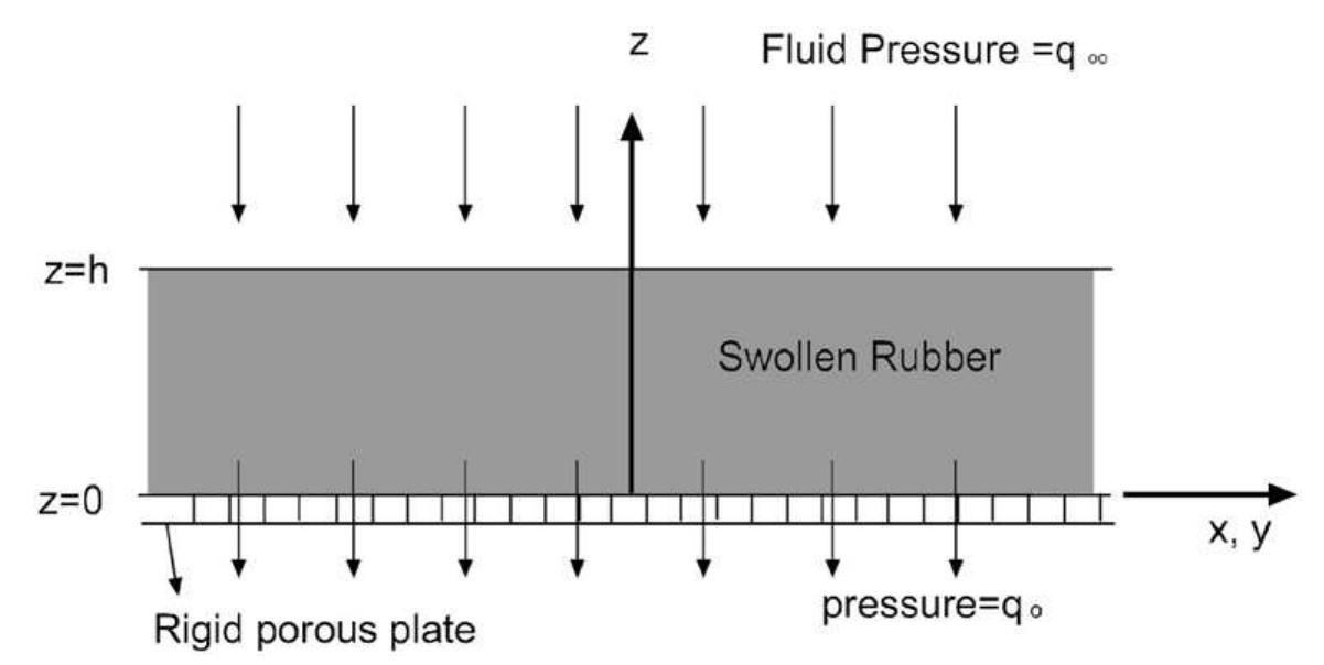 Configuration for current state of the fluid—layer mixture.