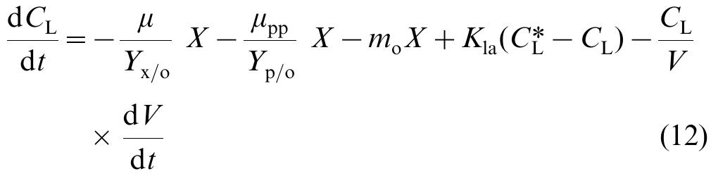 In the original model of bajpai and reuss, the overall mass