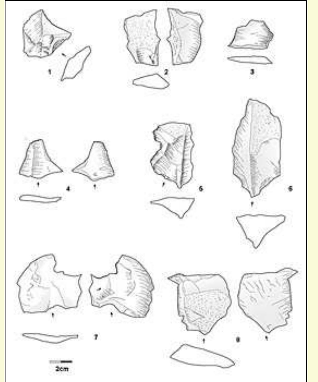 Figure 7 - from Prehistoric occupation at the rock shelter