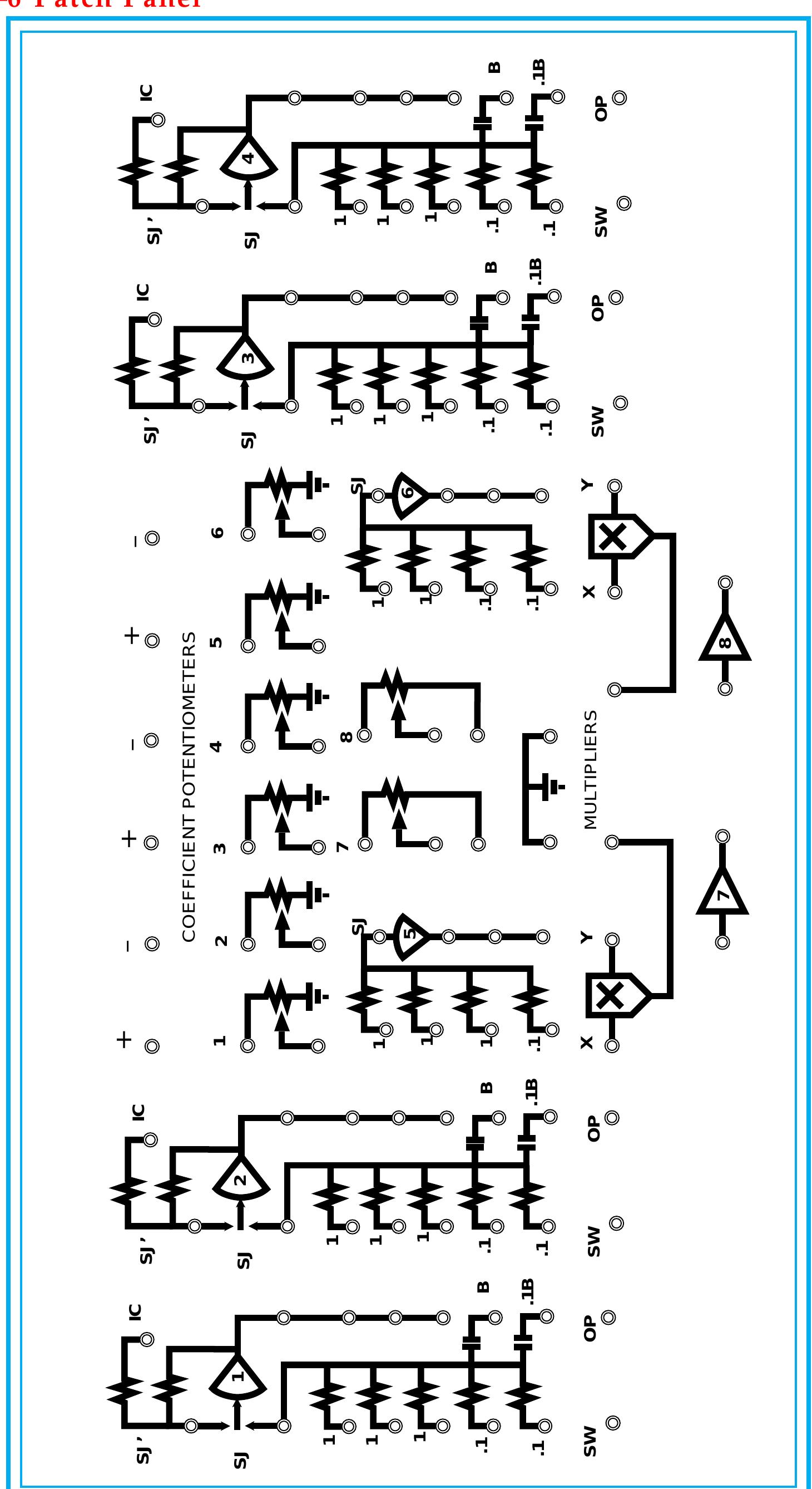 Figure 45 - Analog Computing Technique Programming