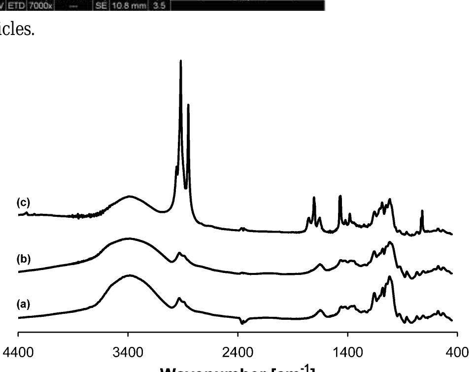 Ftir spectra of starch nanoplatelets (a) unmodified and