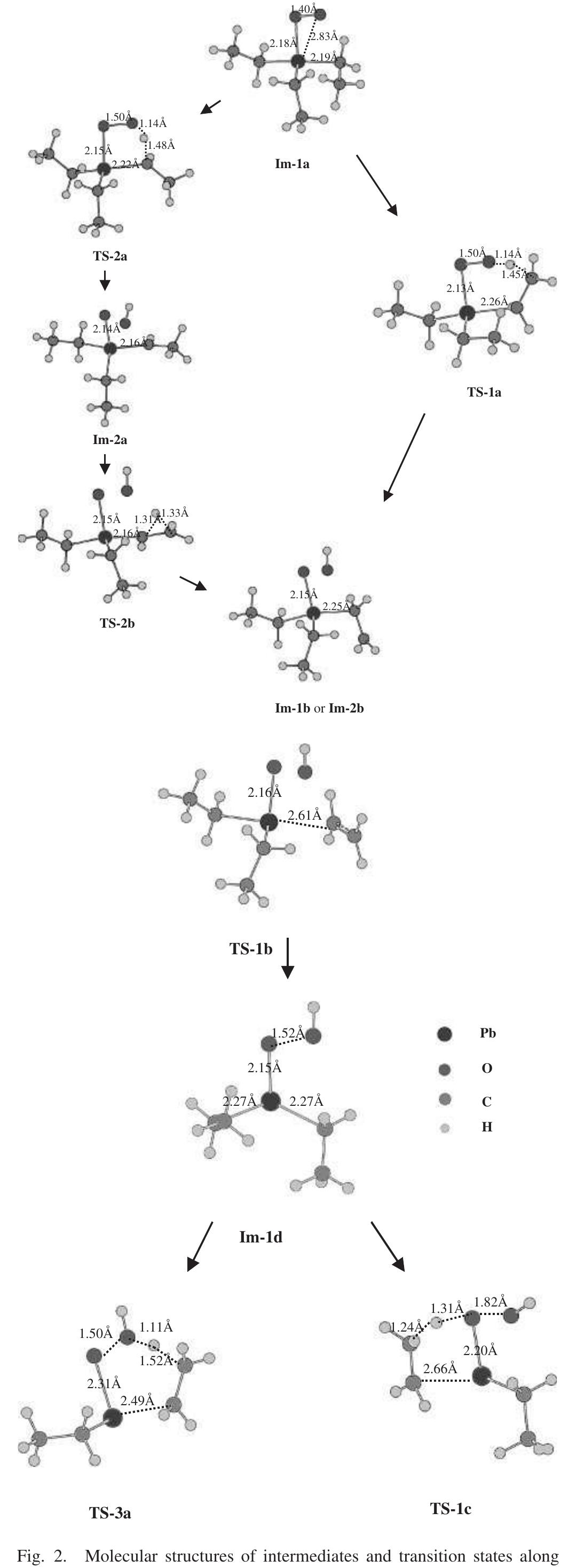 Figure 2 - Study of Tetraethyllead Oxidation Pathways Using
