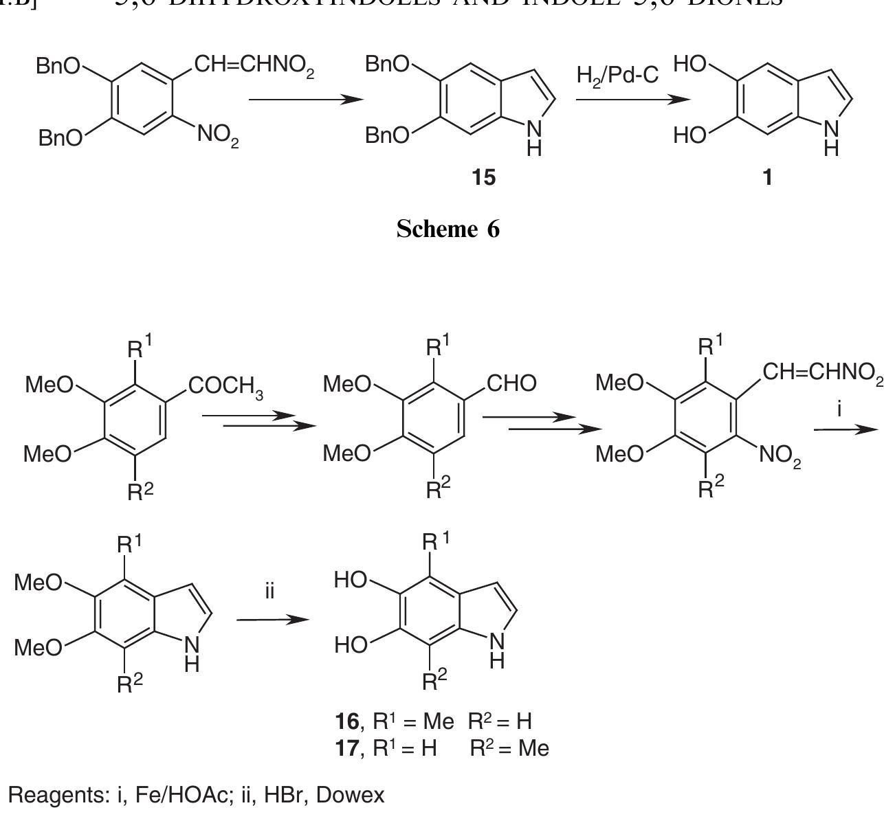 O the corresponding 3,4-dimethoxybenzaldehydes by a