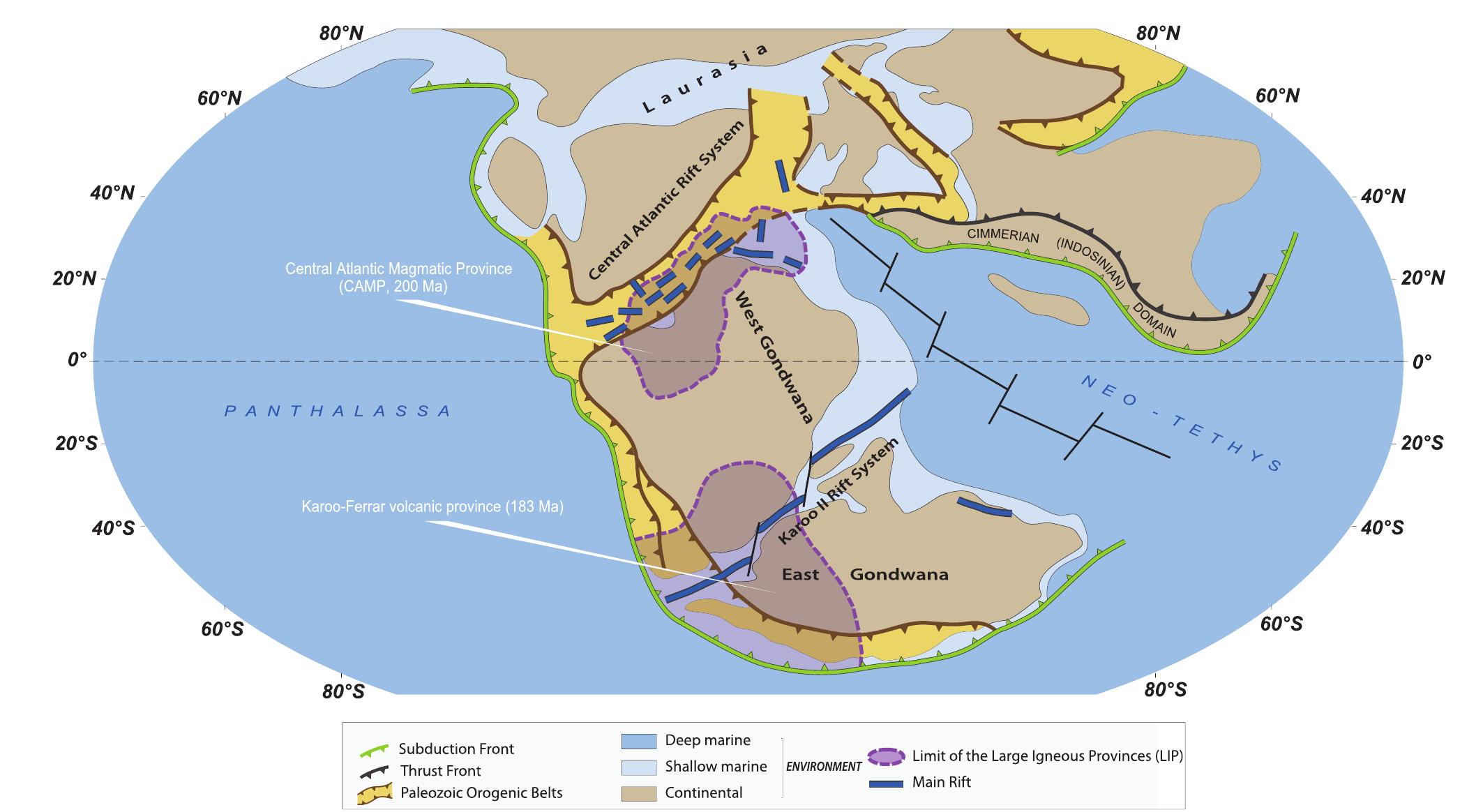 Figure 5 - from Style of rifting and the stages of Pangea