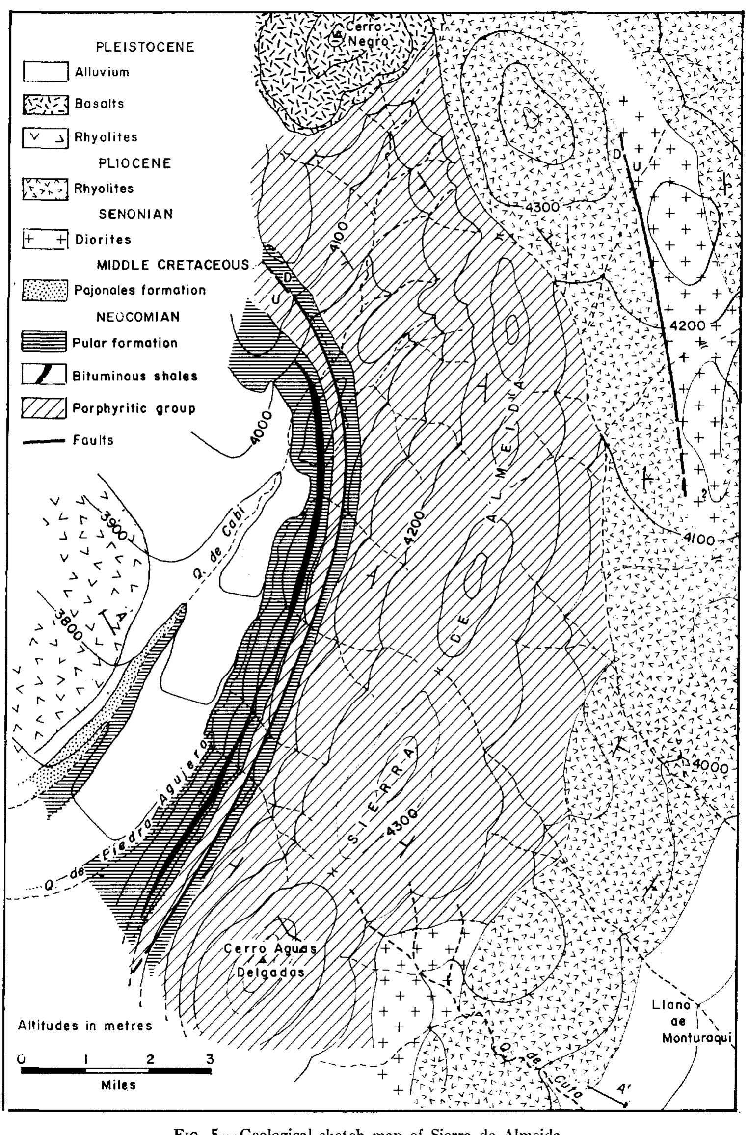 Figure 11 - GEOLOGY OF PARTS OF ANTOFAGASTA AND ATACAMA