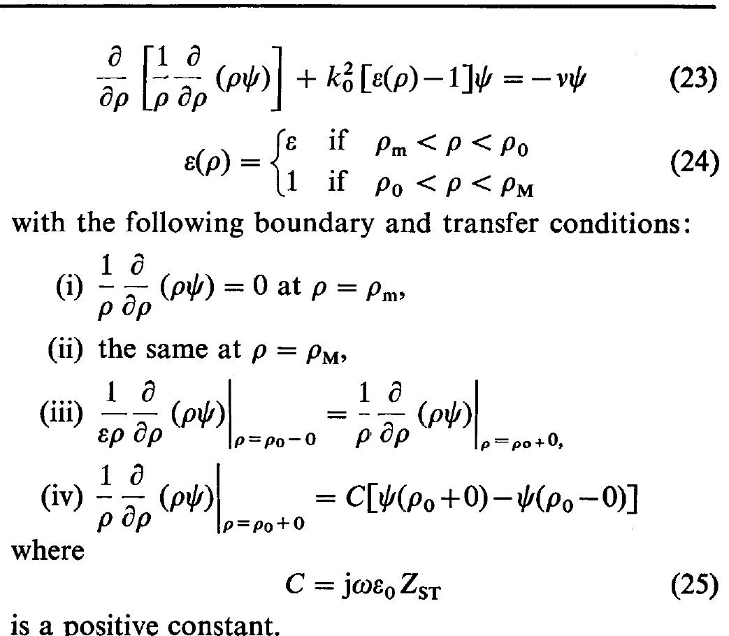 Figure 7 - from Electromagnetic theory of the leaky coaxial