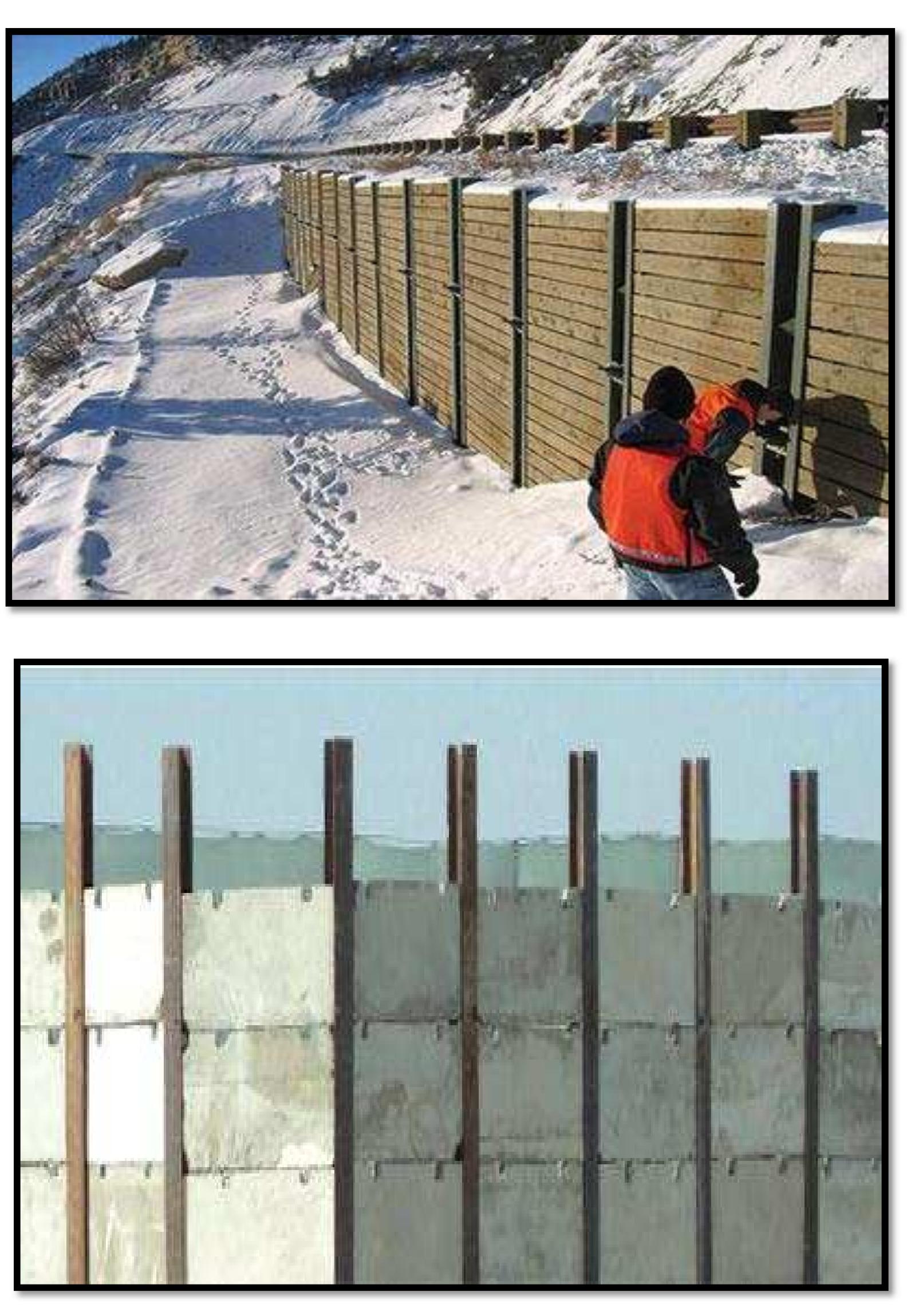Figure 9 - Soldier Pile Retaining Wall Design - تصميم جدار