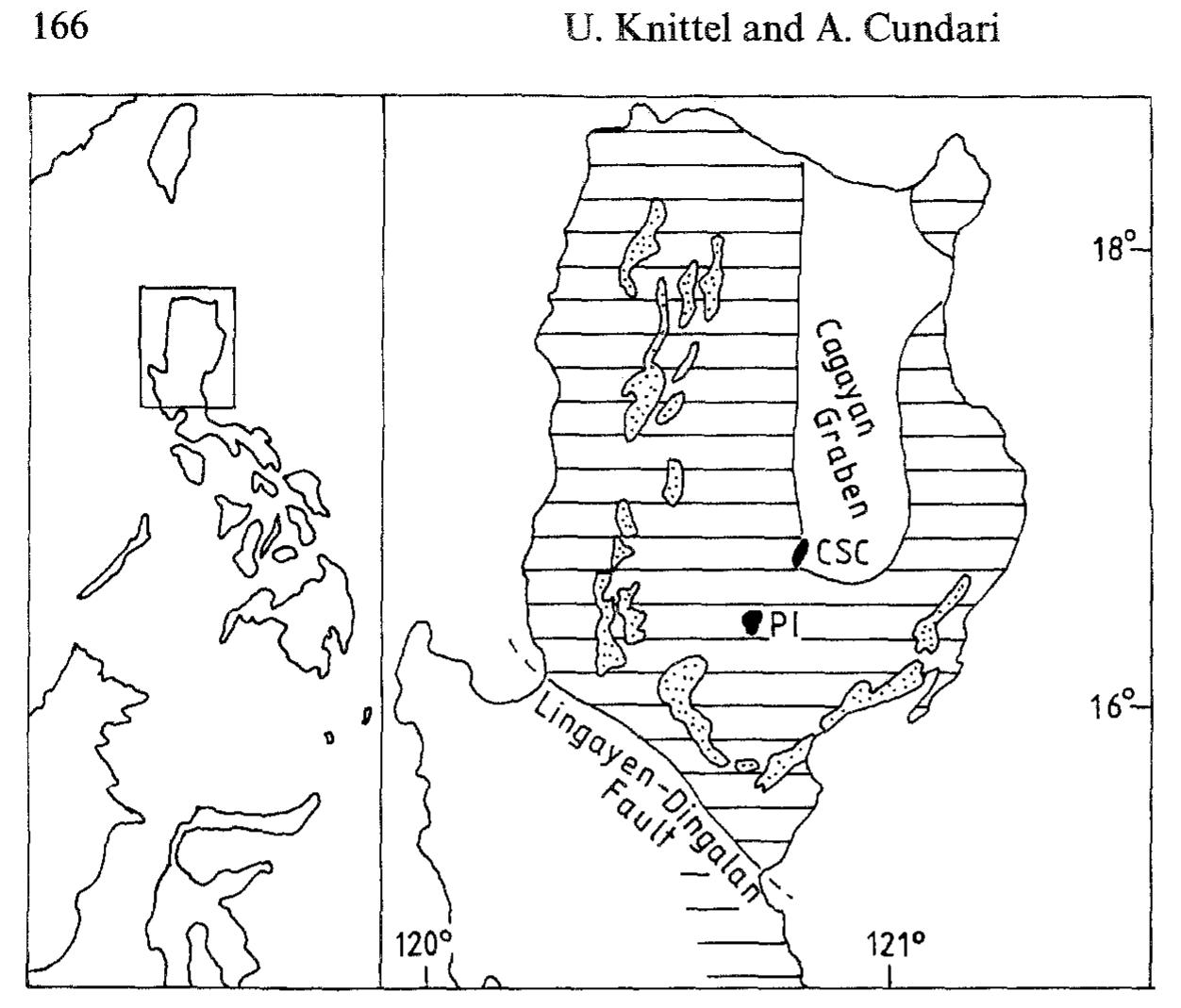 Map of northern luzon, showing the location of the cordon