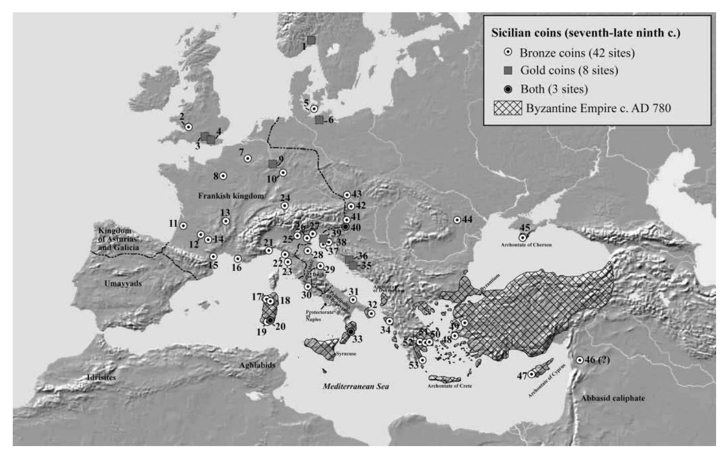 ‘extra-regional’ circulation of sicilian coins between the
