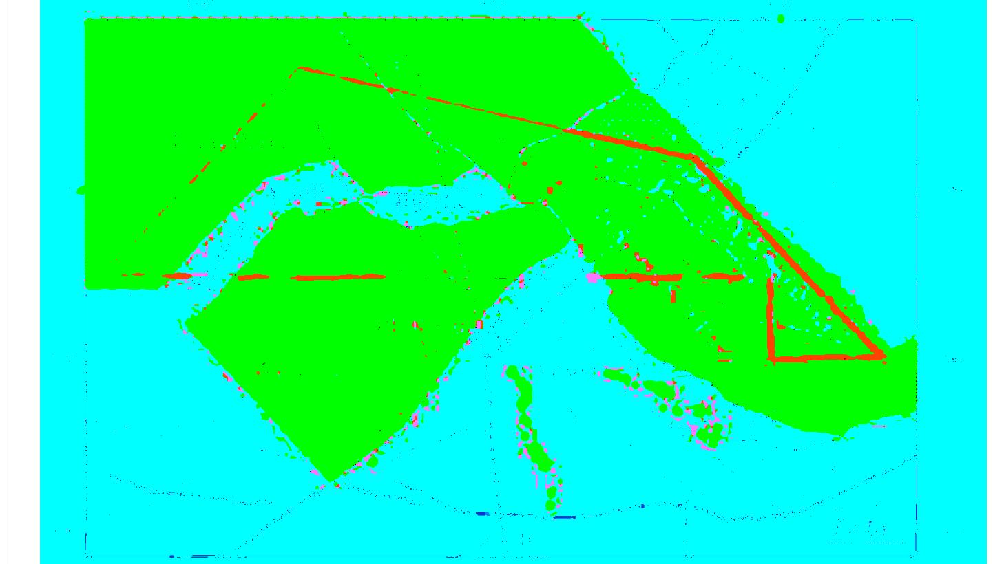 Geologic domain map of nile delta cone and ultradeepwater.