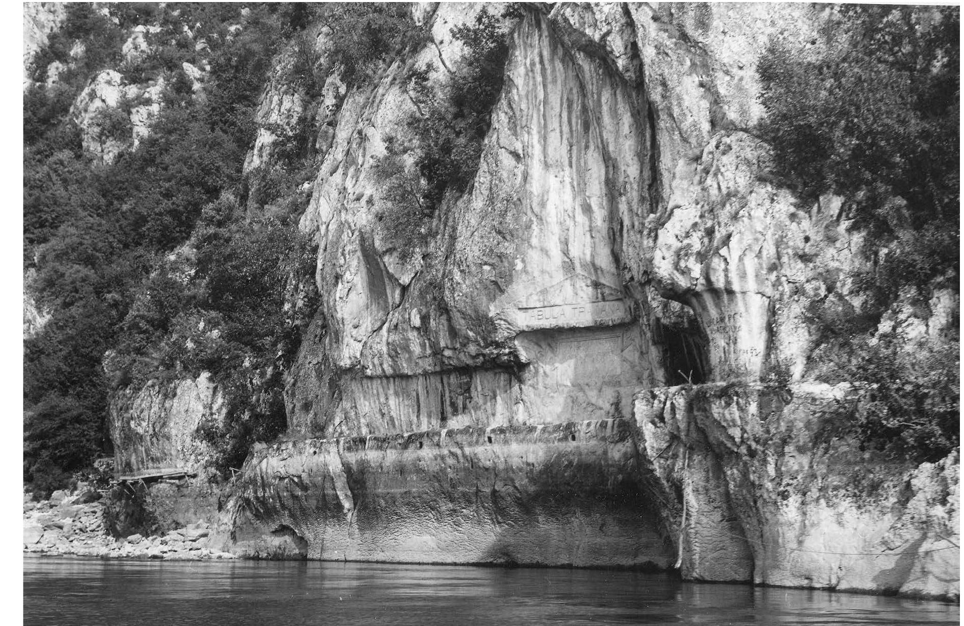 59. roman road cut into the cliffs of iron gate gorge 59.
