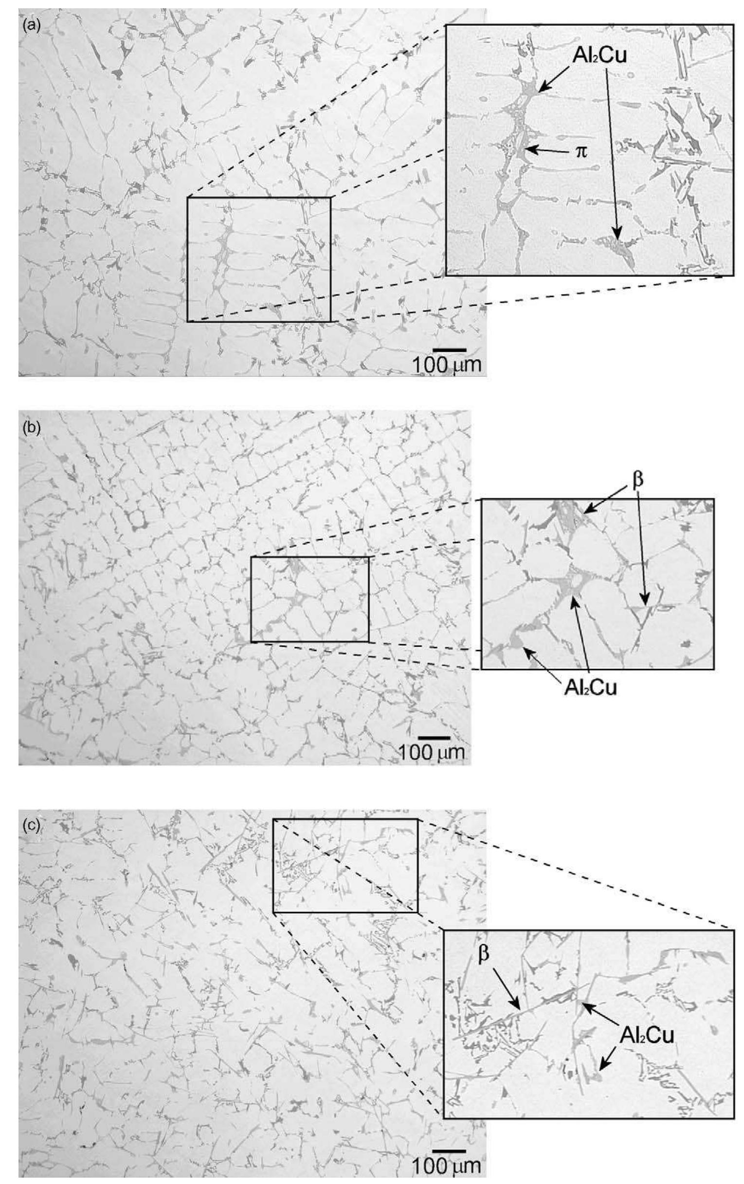Typical microstructures of the hot spot region of