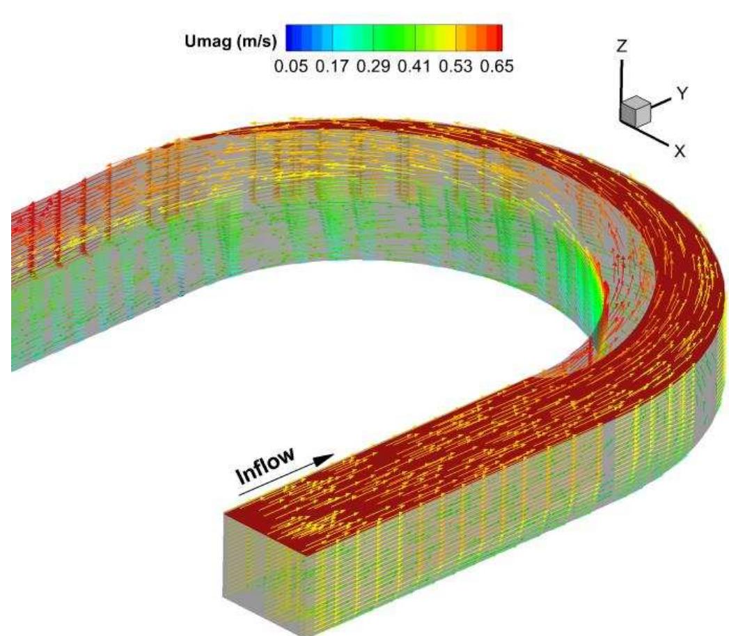 Simulation With Non Hydrostatic Version Of Telemac 3d