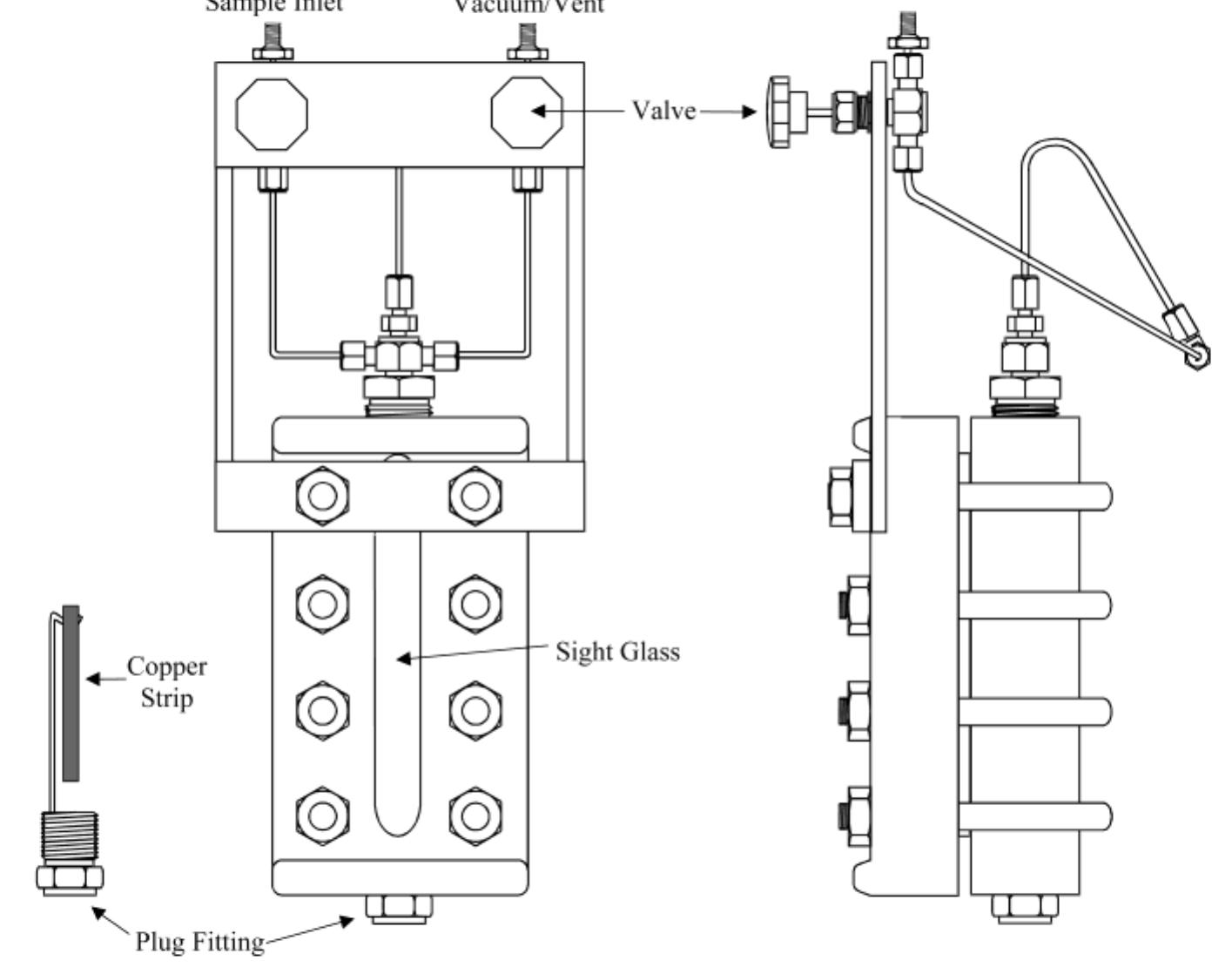 Apparatus used for copper strip corrosion testing.