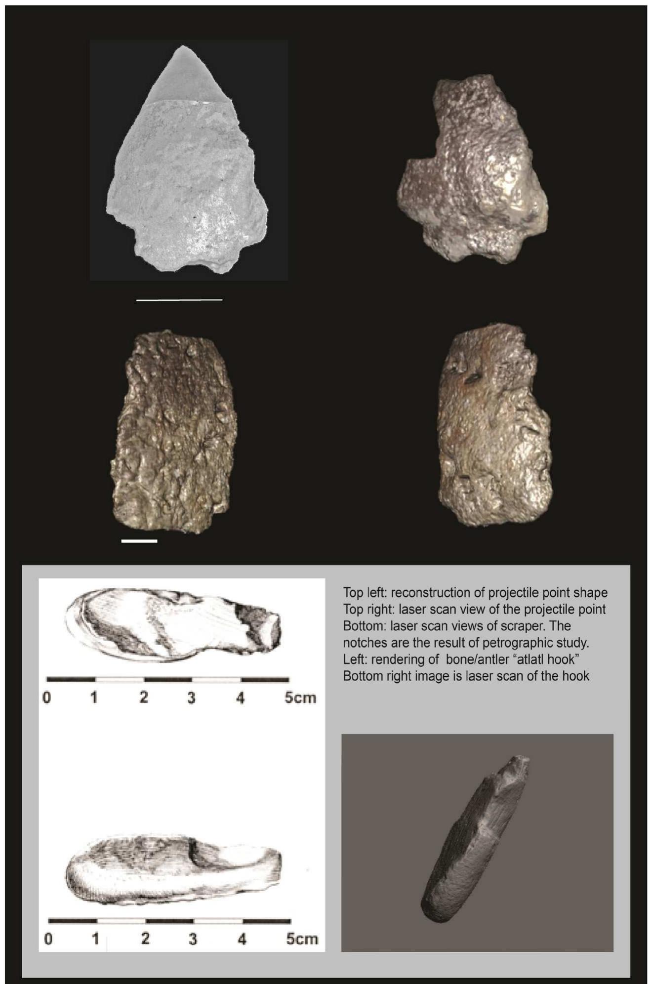 Laser scans of gray's reef artifacts. scale bars for