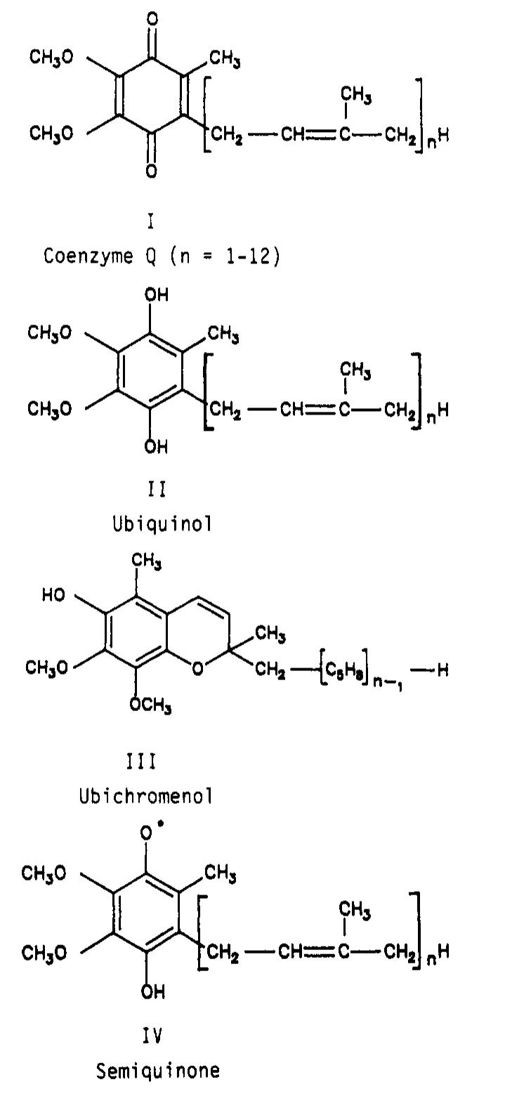 , structure of coenzyme q and related compounds. 2.1.