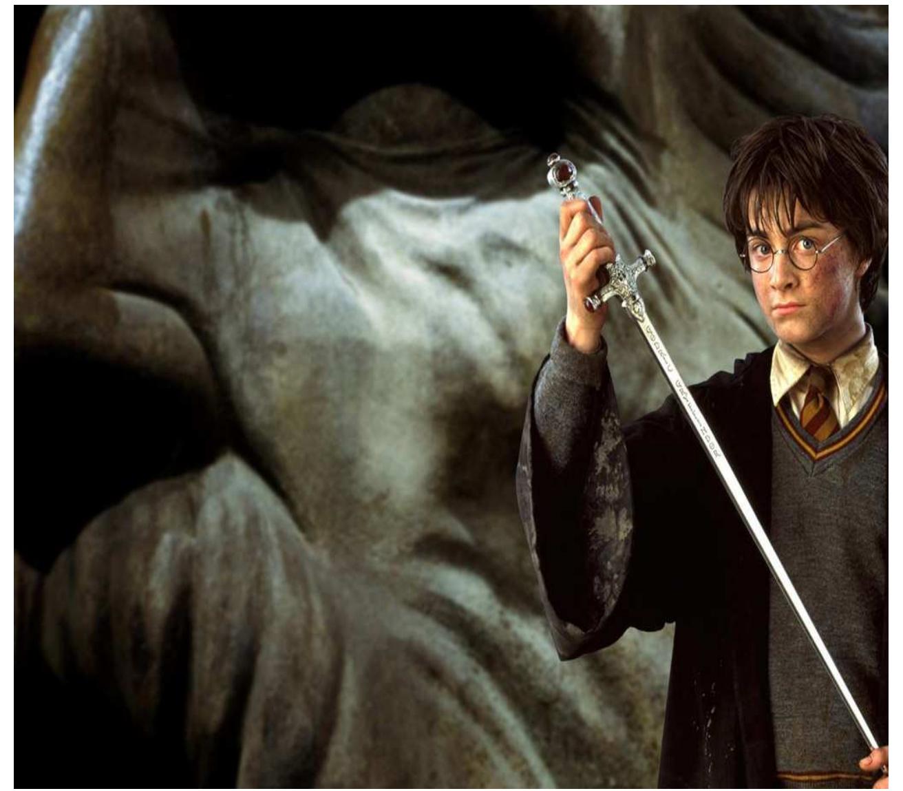 Daniel radcliffe as harry potter in harry potter and the