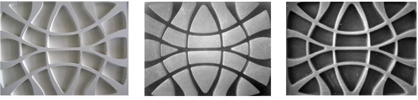 Process of slab casting (palazzo): 1) finished plaster slab,