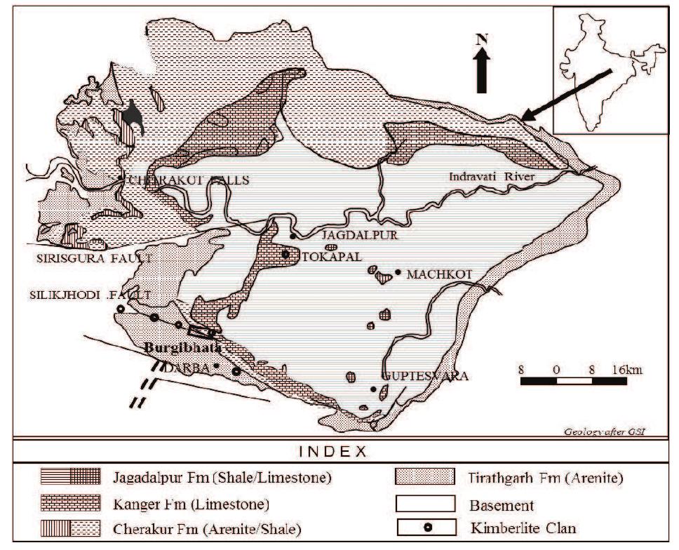 L. geological map of indravati basin (after ramakrishnan,