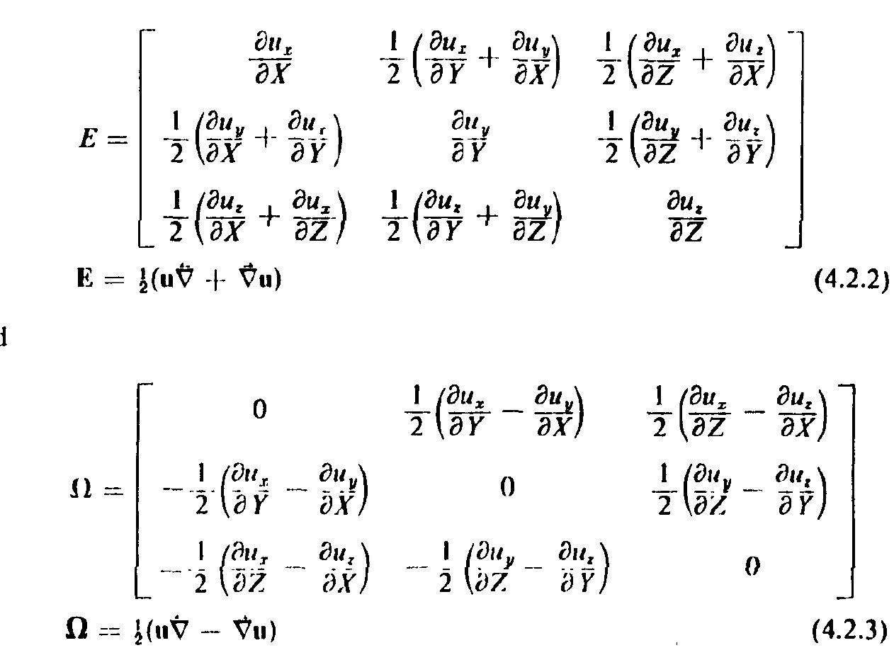 Identifies the column. each tensor shear strain component