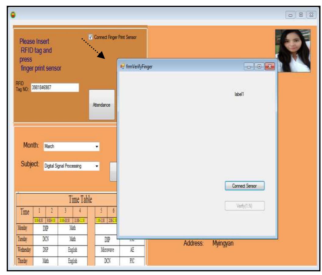 Figure 11 - Students' Attendance Management System Based On