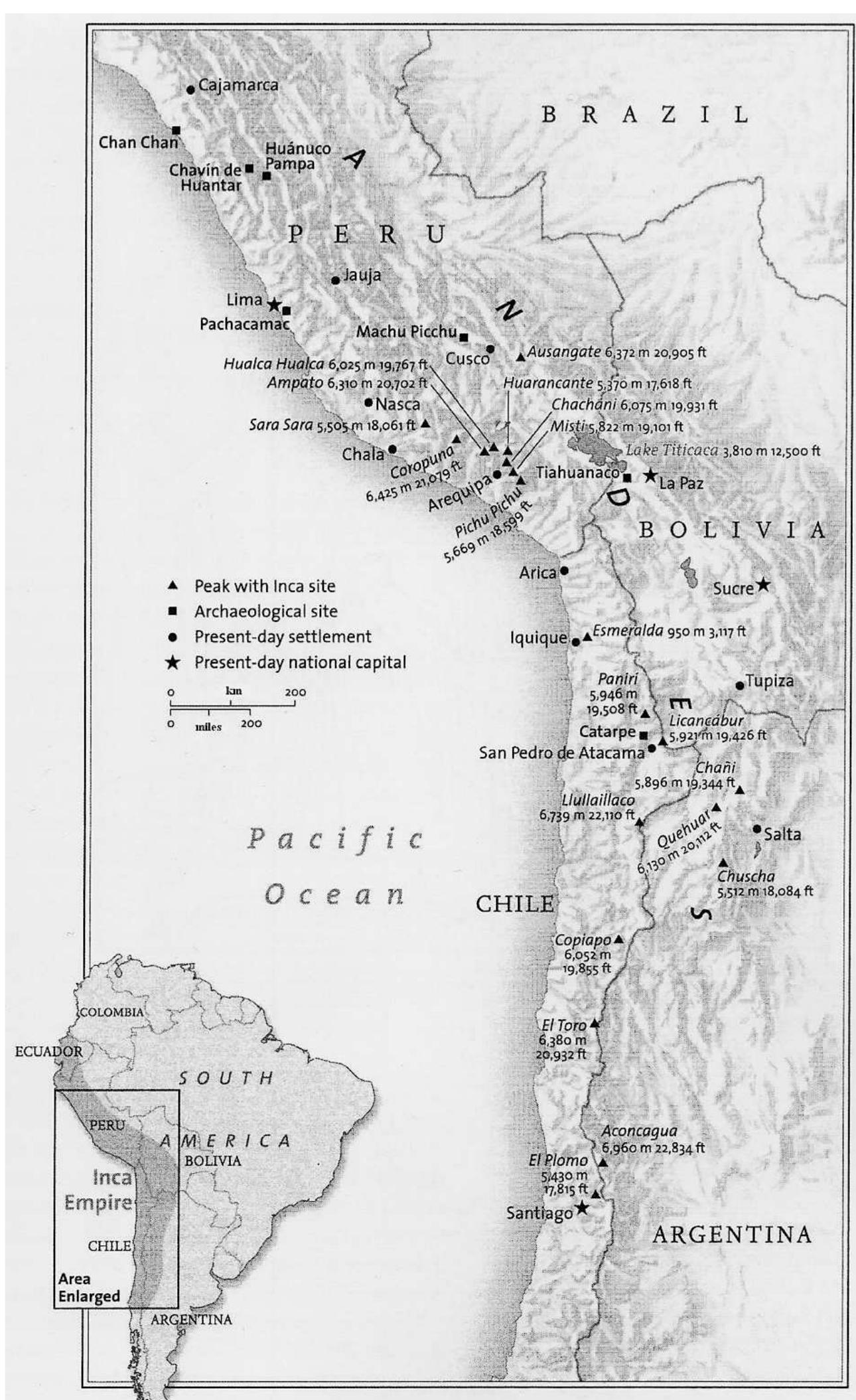 Figure 1 - THE INCA FROZEN MUMMIES FROM THE MOUNT
