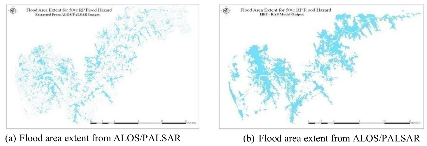 Figure 2 - Flood Inundation Modeling in the Lower Reach of