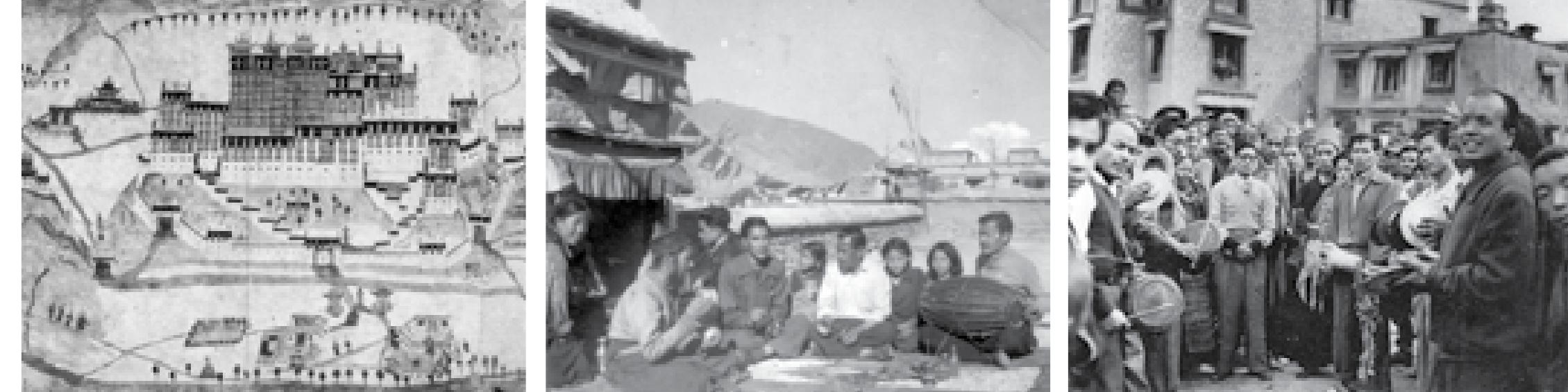 Lhasa from «whise collection of tibetan picture-map and