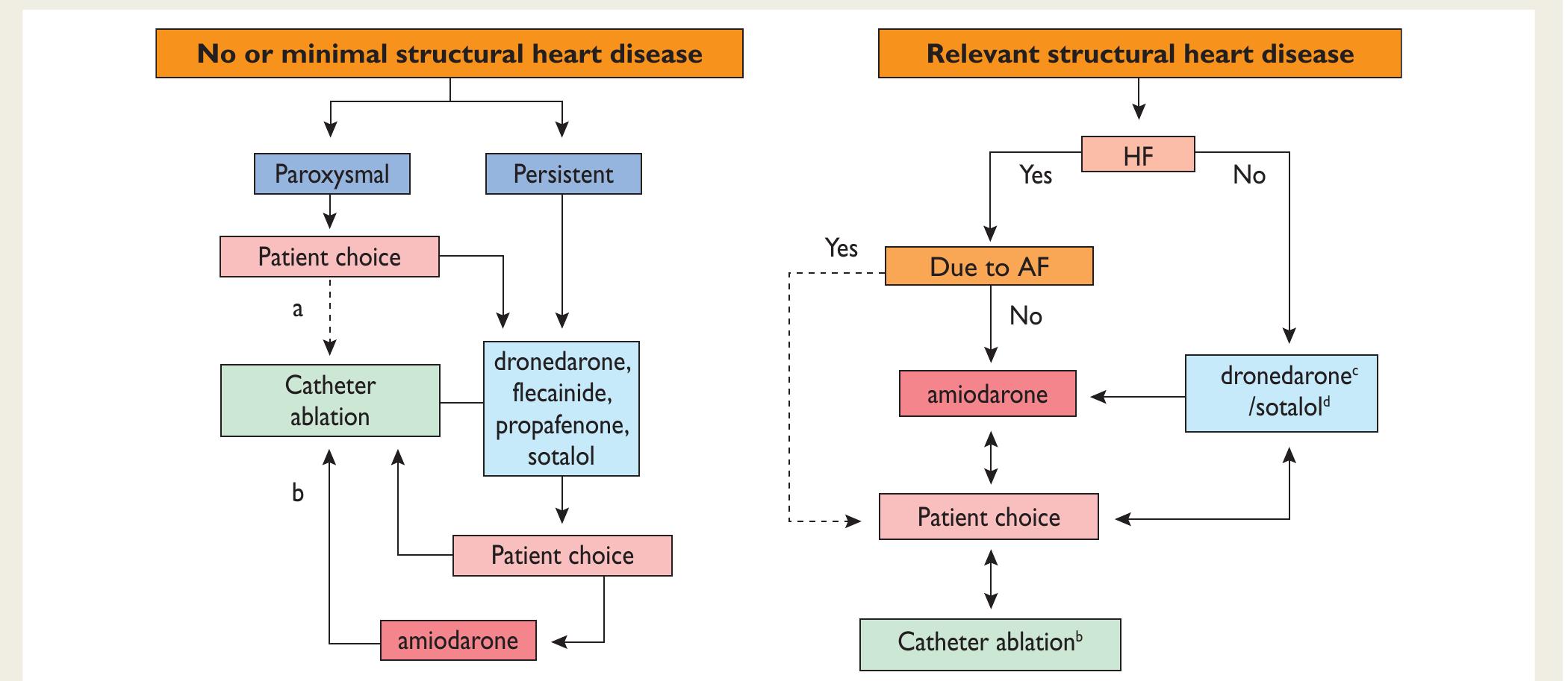 Af = atrial fibrillation; hf = heart failure. *usually