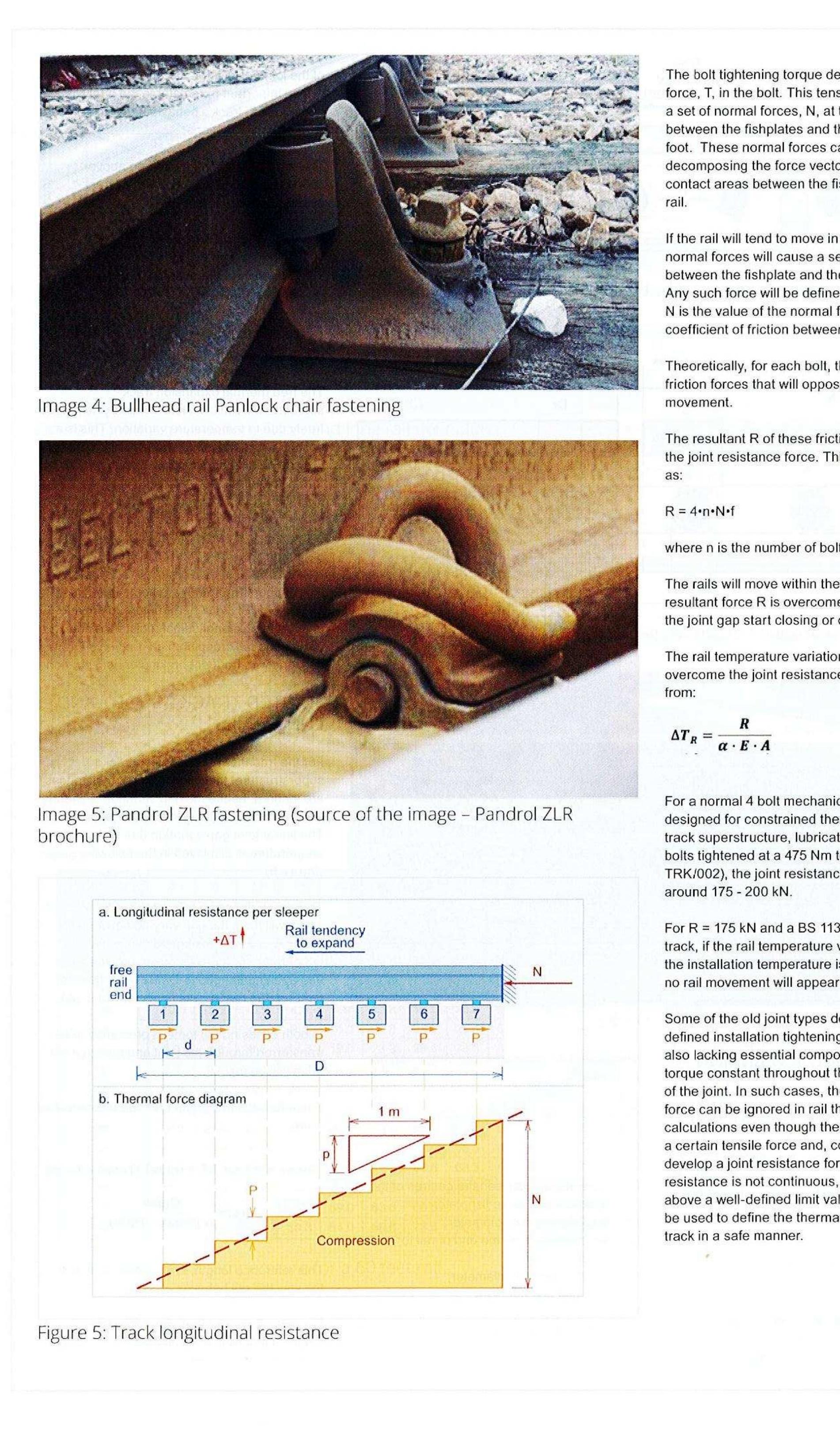 Figure 6 - An introduction to rail thermal force