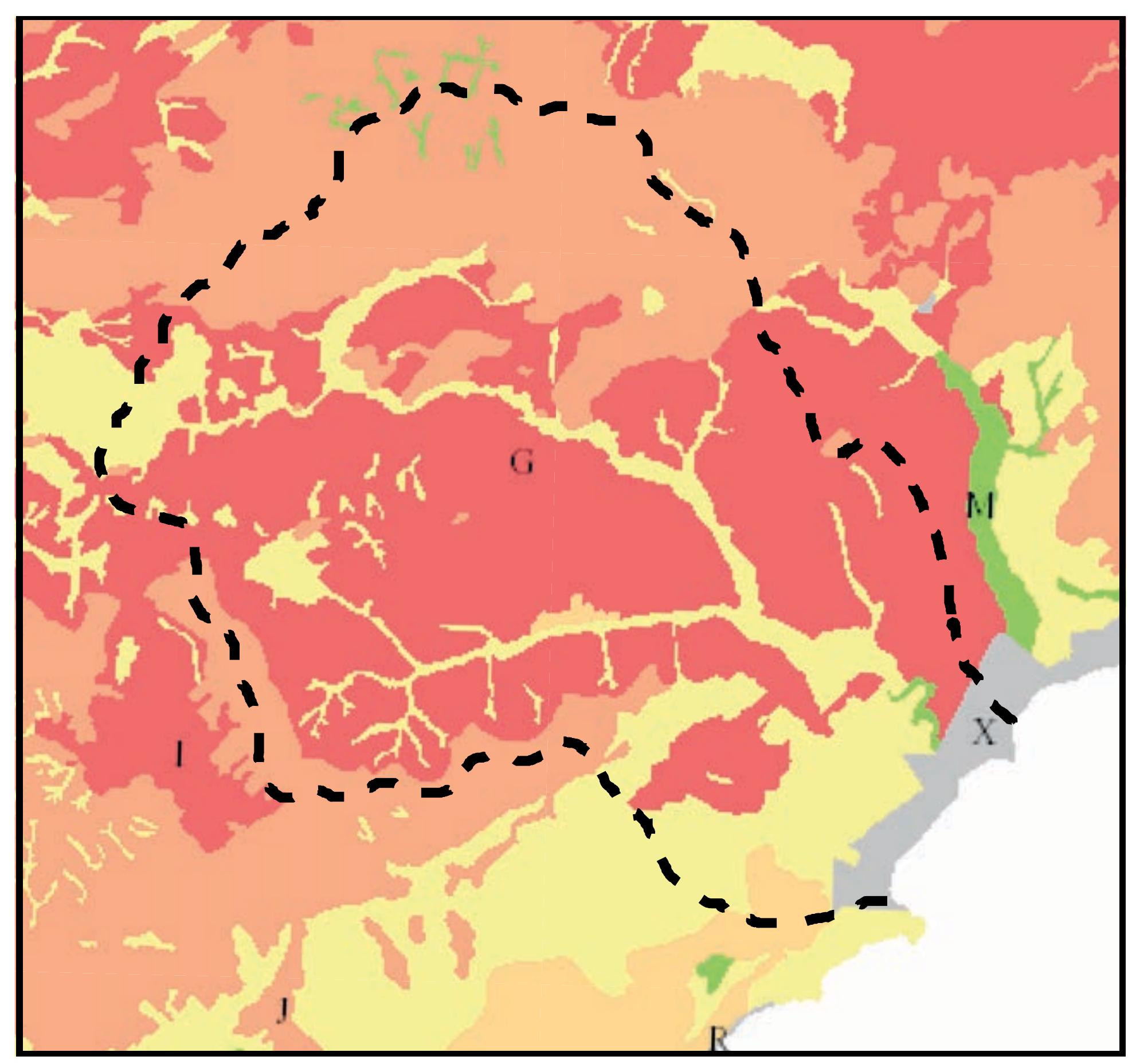 6. map showing soil acidity in the inman catchment