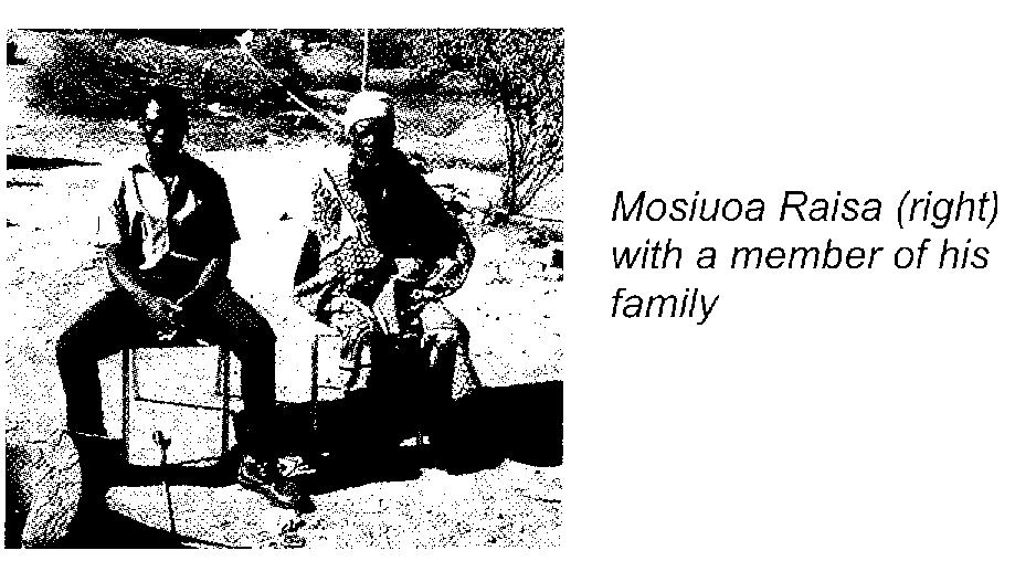 The chief at ha raisa at the time of my visit in 1992 was