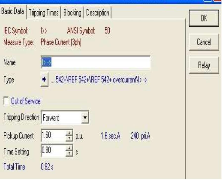 Adjusting The Directional Overcurrent Protection