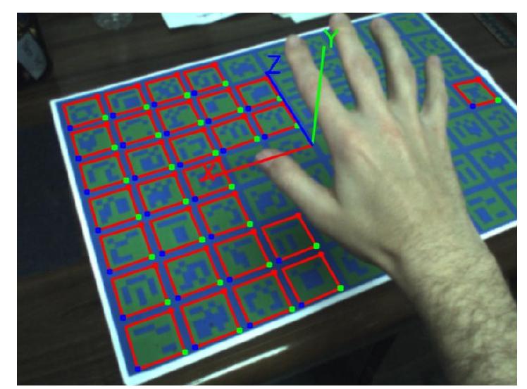 3: aruco marker map example in addition, aruco library also