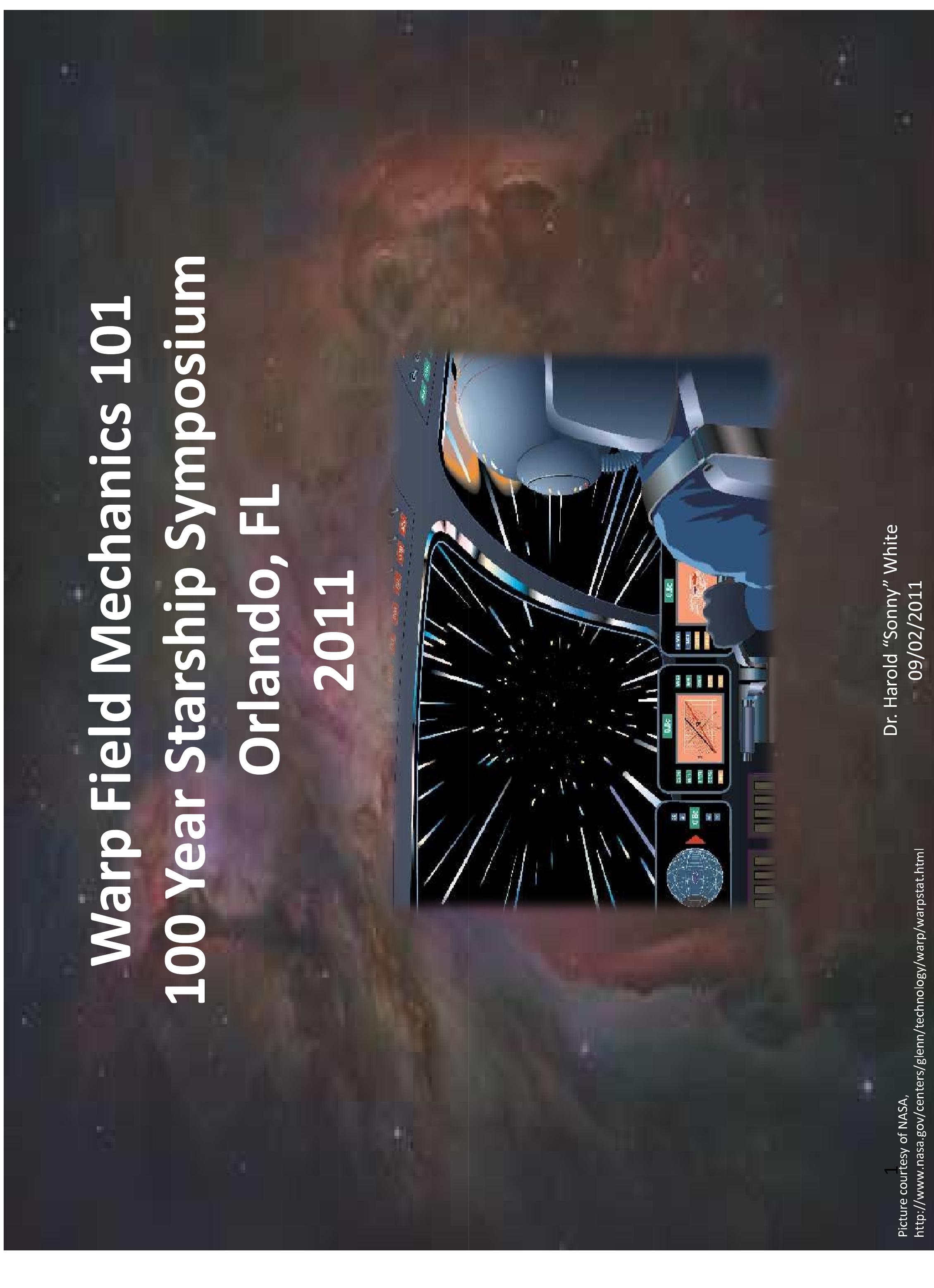 Figure 7 - Warp Field Mechanics 101