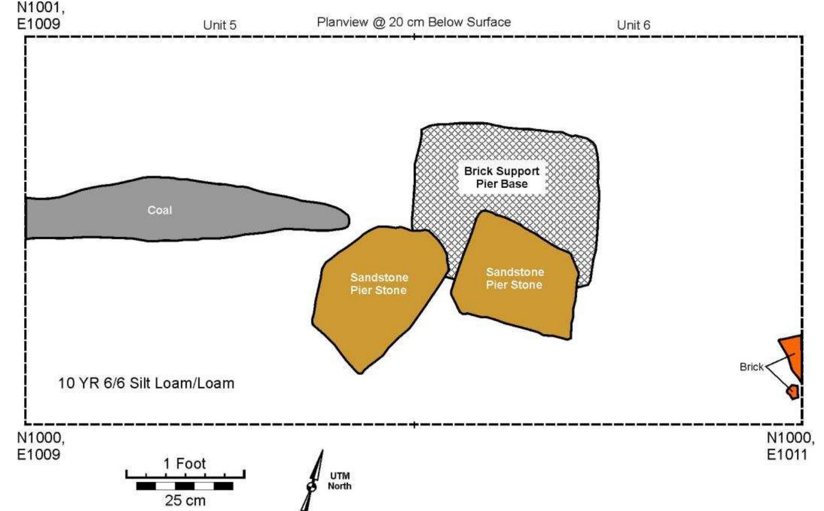 15. plan view drawing at the base of the unit 5-6