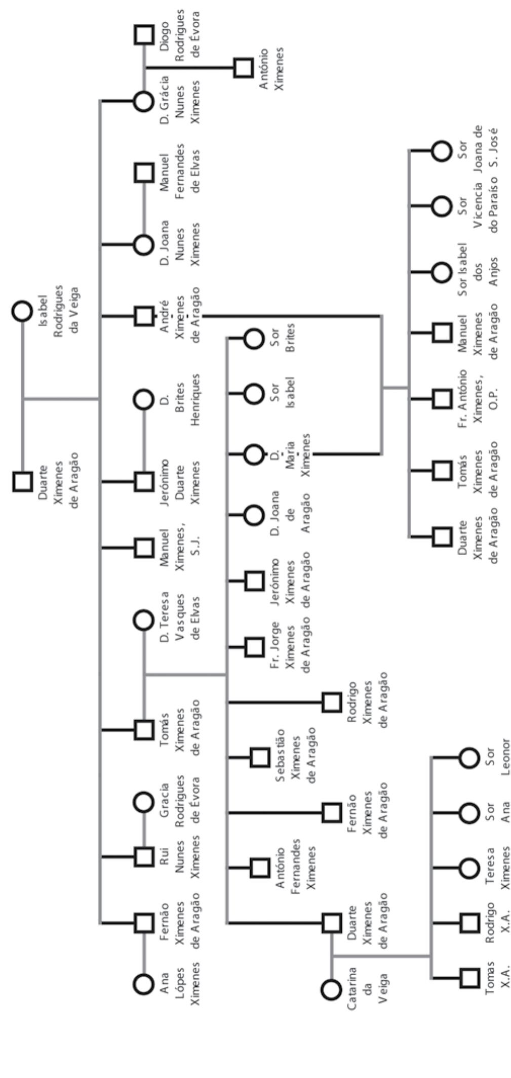 Appendix: the family tree of the ximenes of aragao