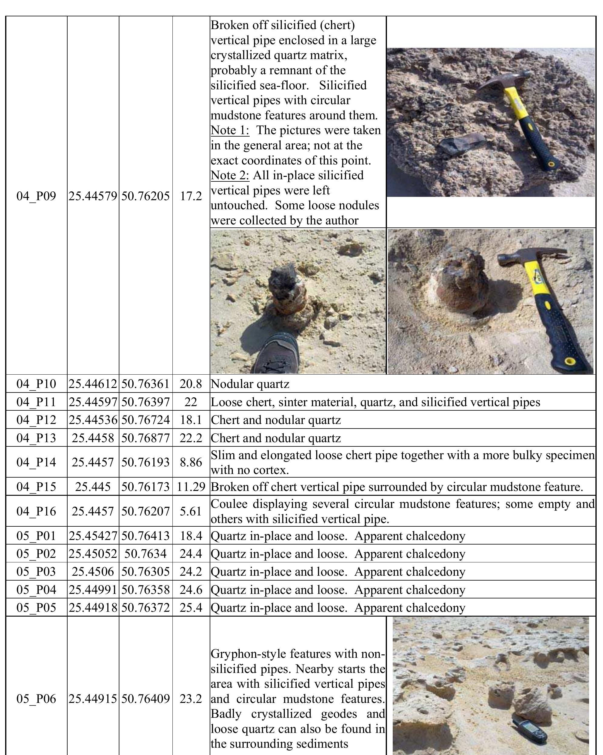 Figure 37 - Origin and types of silica in the Lower Eocene