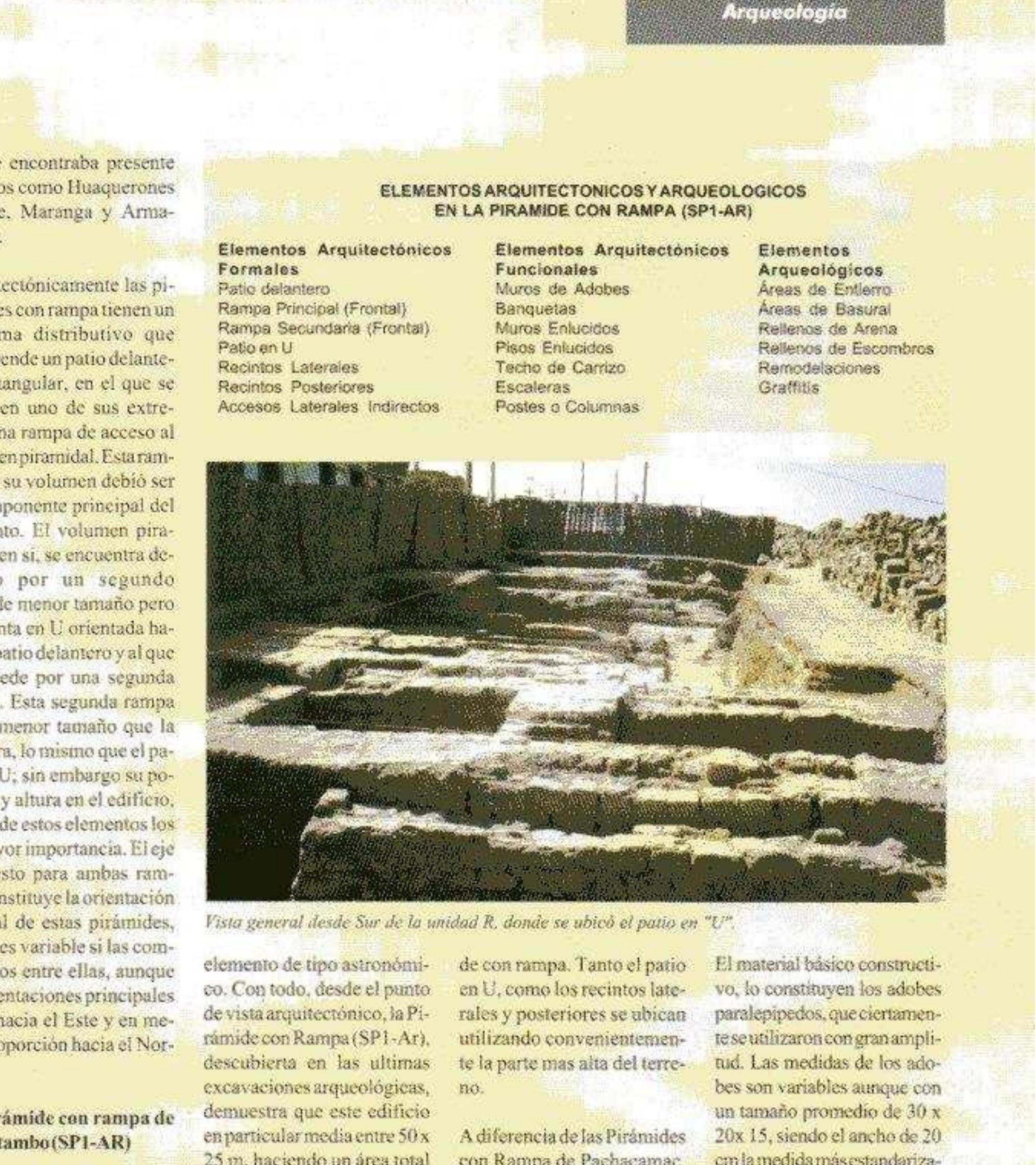 Figure 5 - Hallazgo de pirámides con rampa en Armatambo