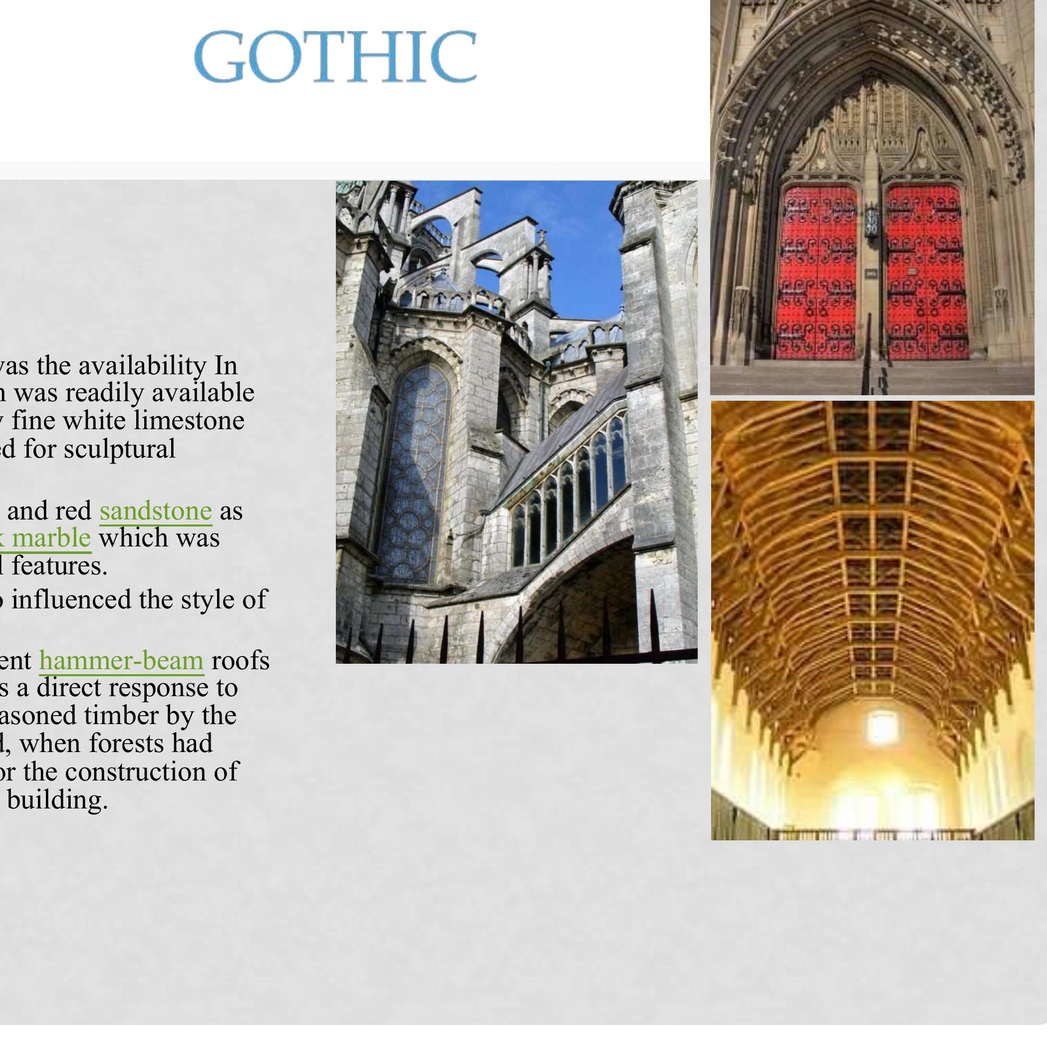 Figure 10 - Gothic Architecture Figure 10 - Gothic Architecture