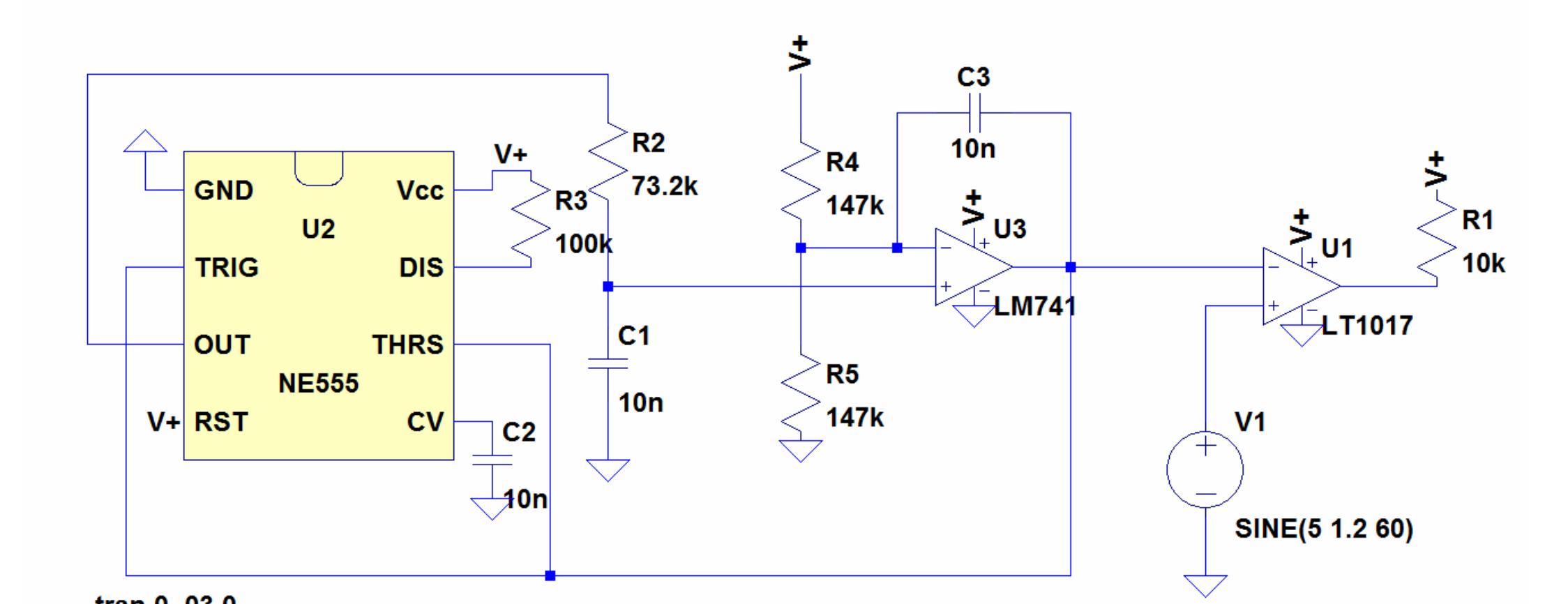 5 pwm generation circuit: the circuit consist of