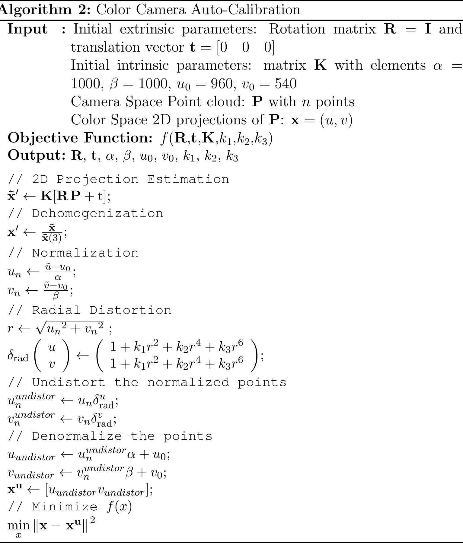 Table 1 - Kin2. A Kinect 2 Toolbox for MATLAB