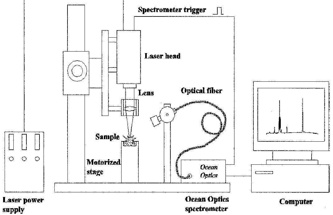 Fic. 1. schematic of the compact libs instrument.