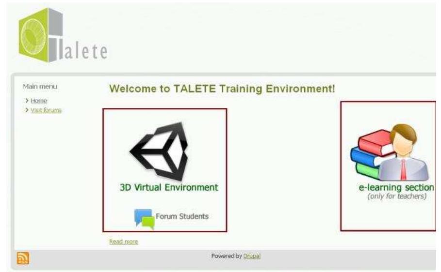 The talete training path design is divided into two sections