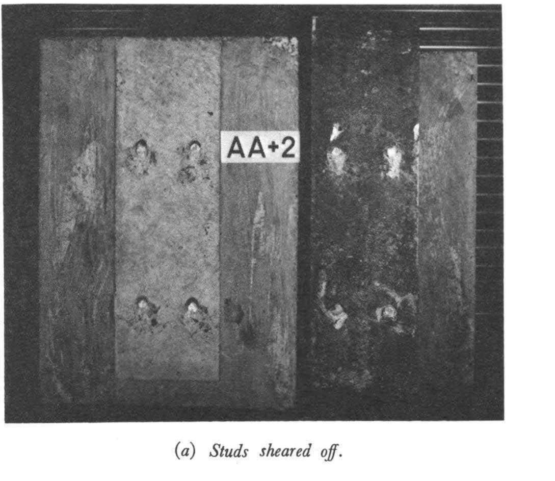 Specimen a2, which had normal-weight concrete slabs,