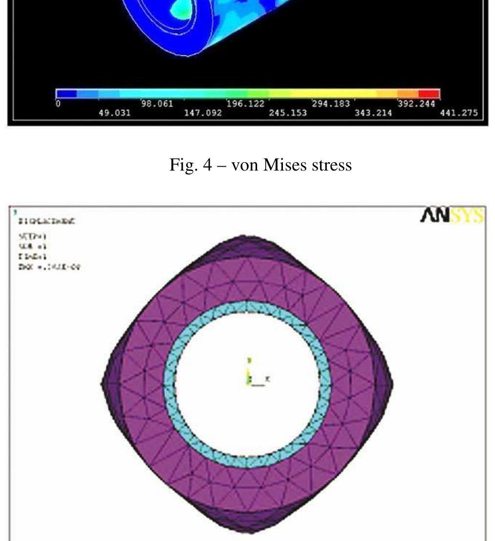 typical buckling mode shape of pressure hull