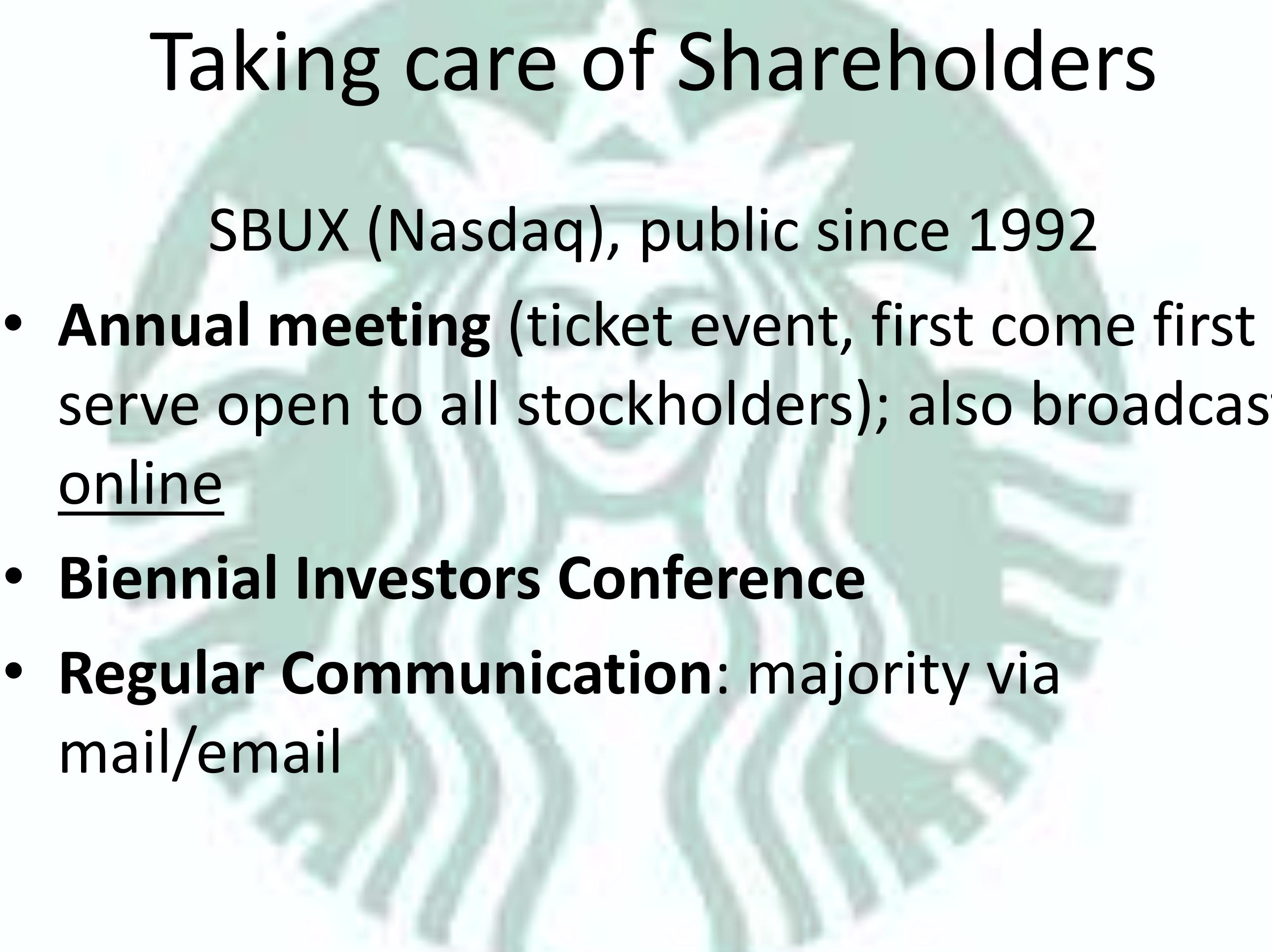 (PDF) How does Starbucks implement Stakeholder Theory Critically ...