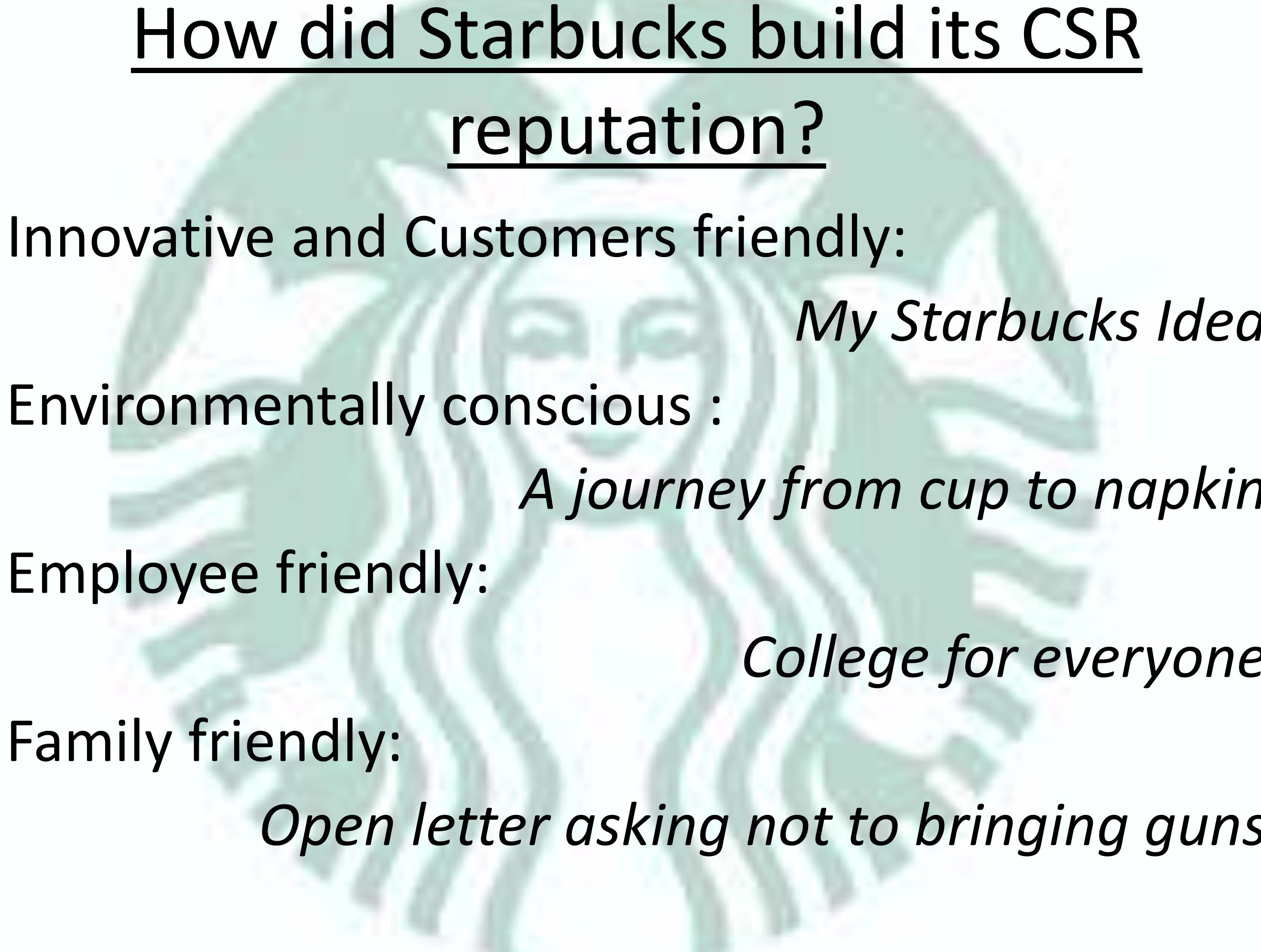 (PDF) How does Starbucks implement Stakeholder Theory Critically ...