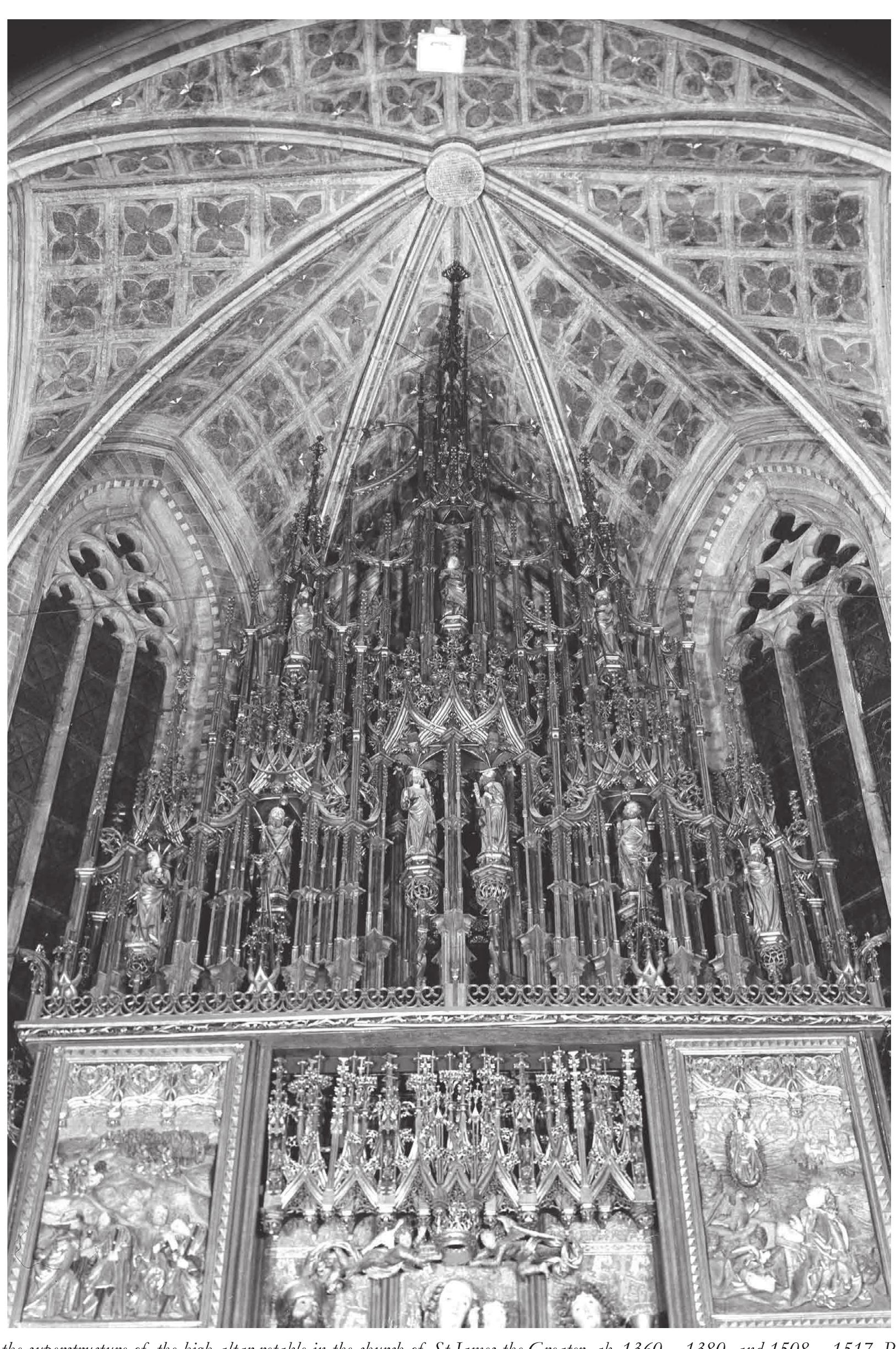 Figure 1 - The superstructure of Master Paul's Altarpiece in