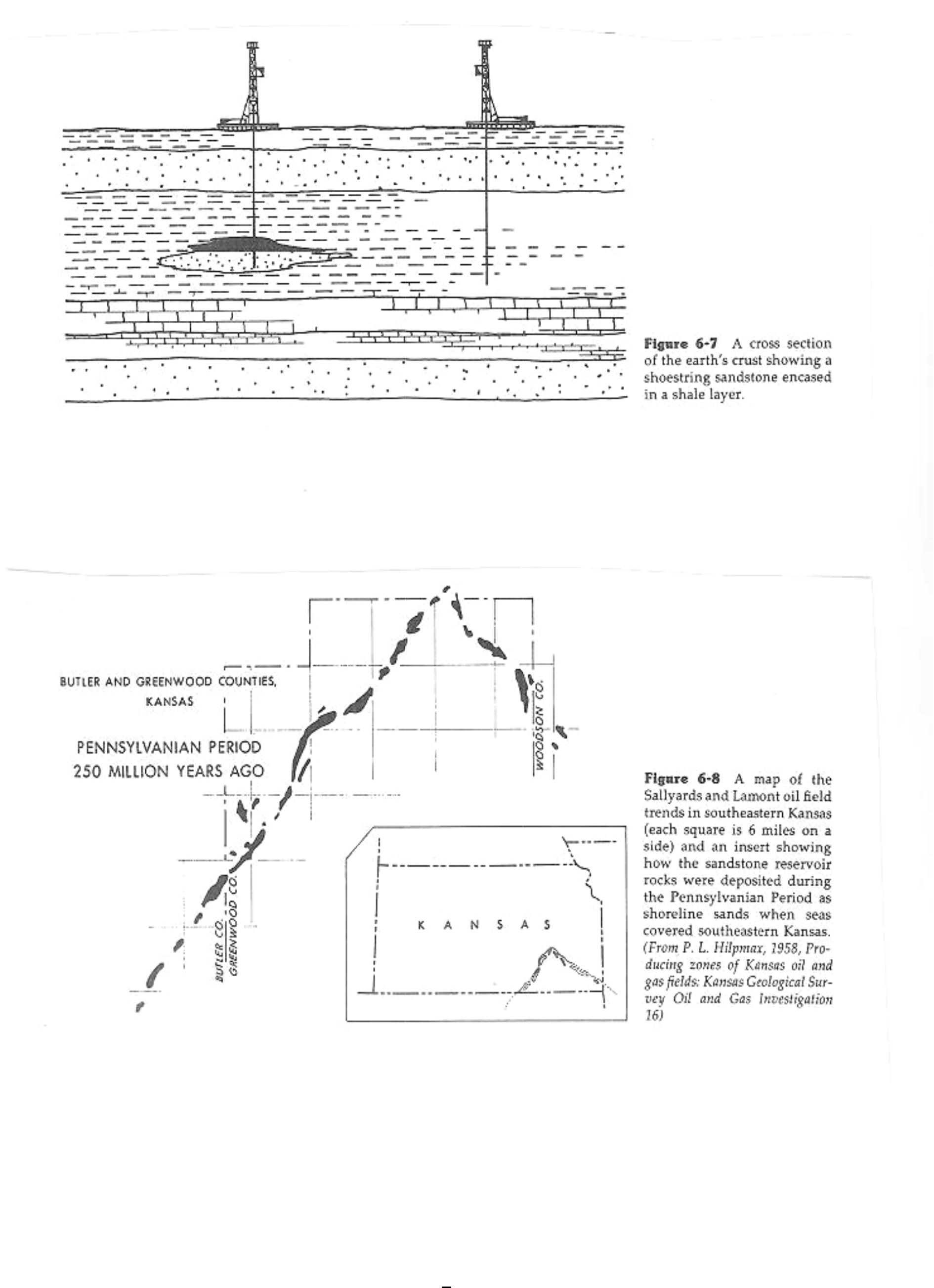 Figure 6 - Reservoir Rock & Source Rock Types: